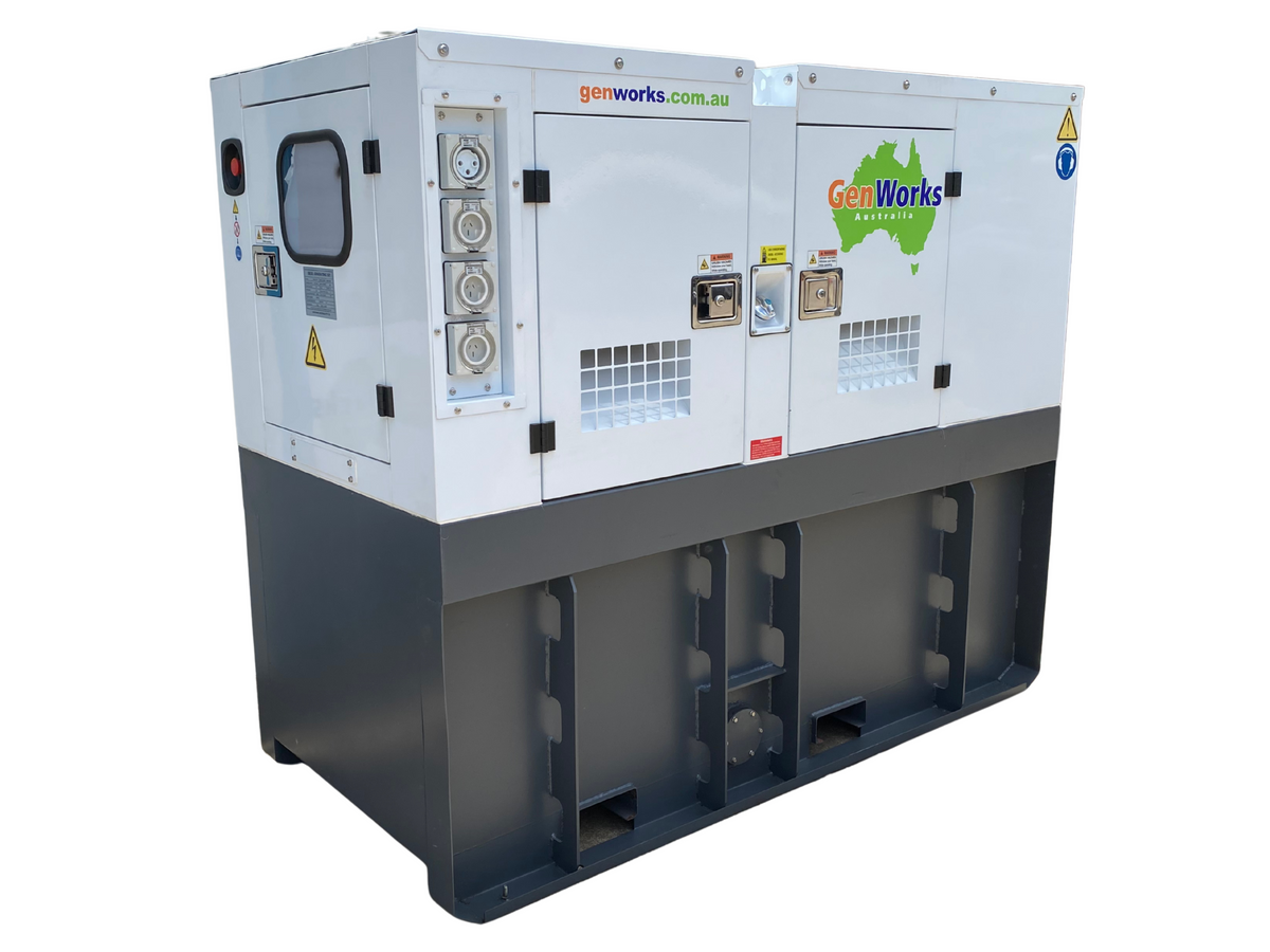 10kVA Diesel Generator - 500Litre Base Fuel Tank | Genworks Australia