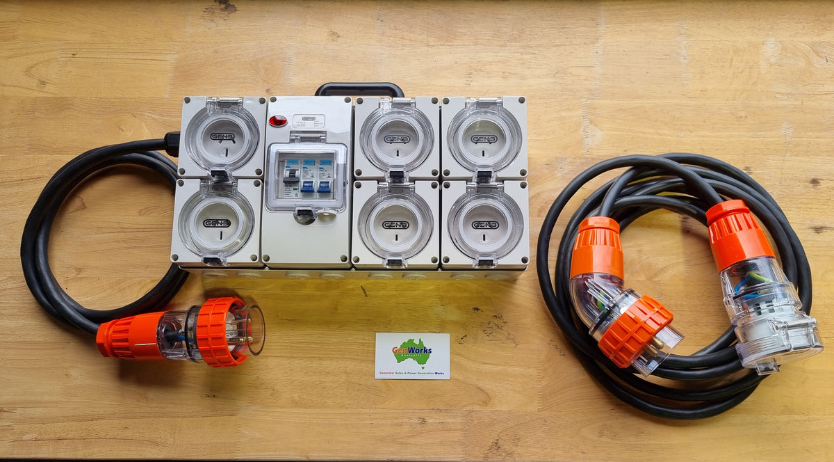 Power Lead 240V 32 Amp - Heavy Duty | Genworks Australia