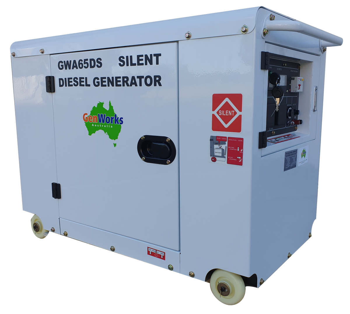 OFF-GRID Solar Backup 6kW Diesel Generator | Genworks Australia